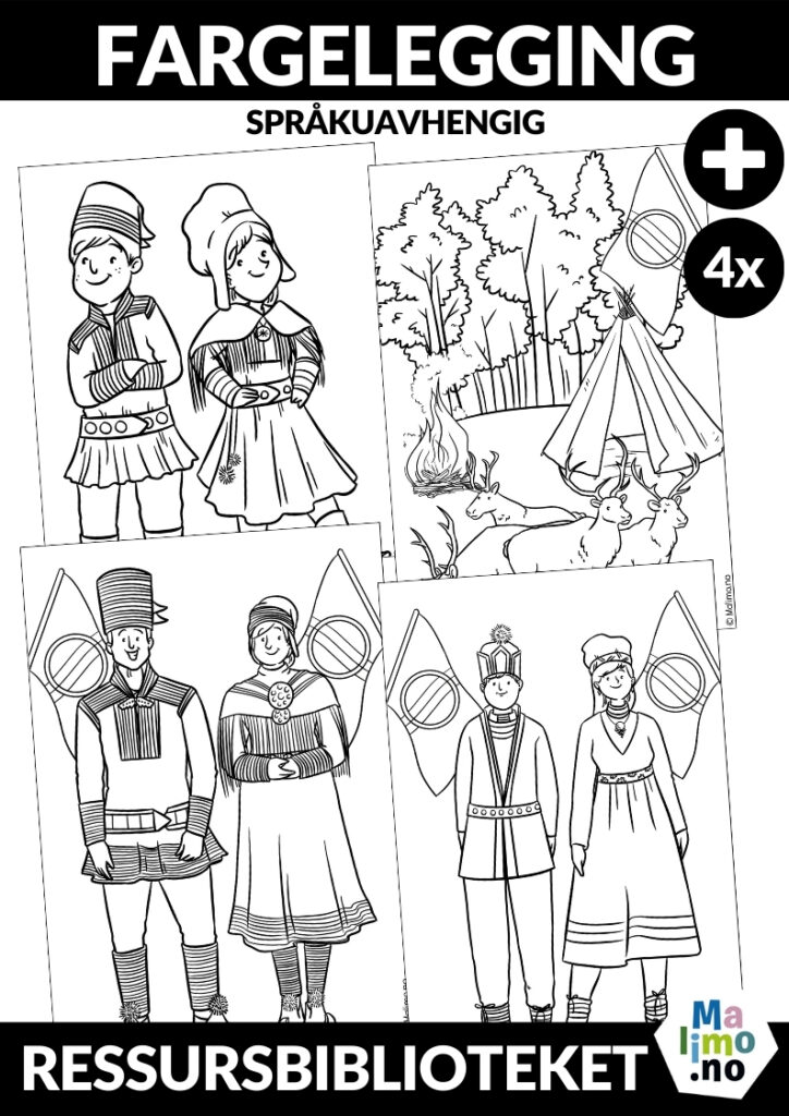 Samiske illustrasjoner, unike for Malimo - Idebank