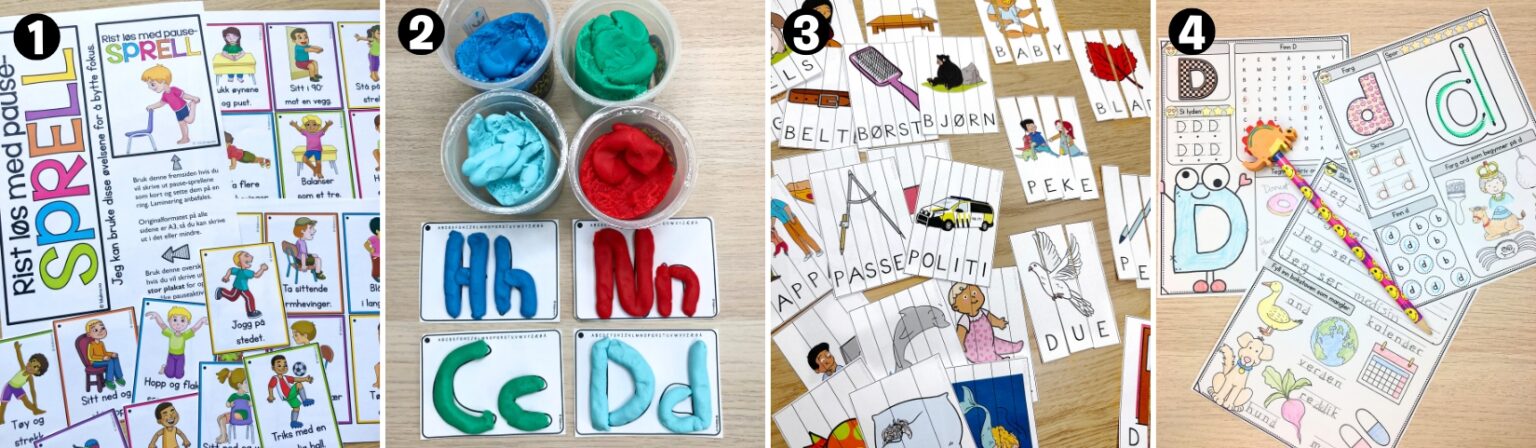 Formlike bokstaver - B, D og P - Idebank